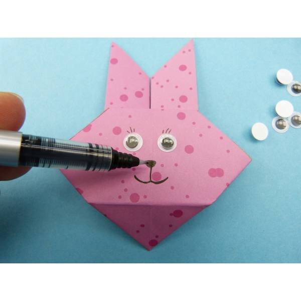 Origami Hase falten Anleitung