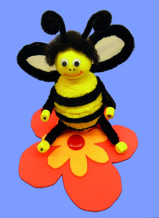 Eine herrliche Bastelidee - Biene basteln