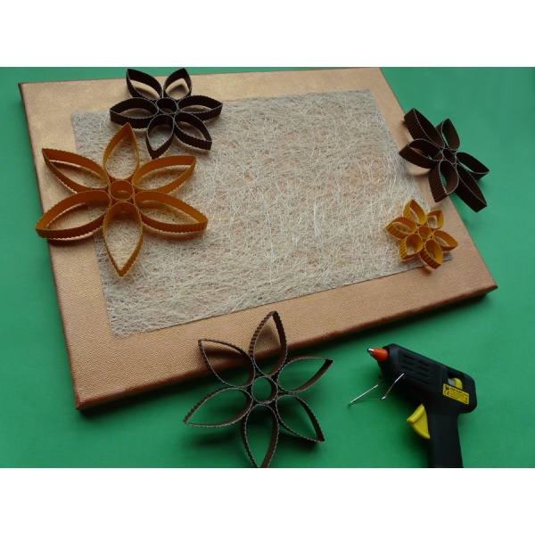 Basteln mit buntem Papier und gleich ein Bild fertigen| Hier unser ...