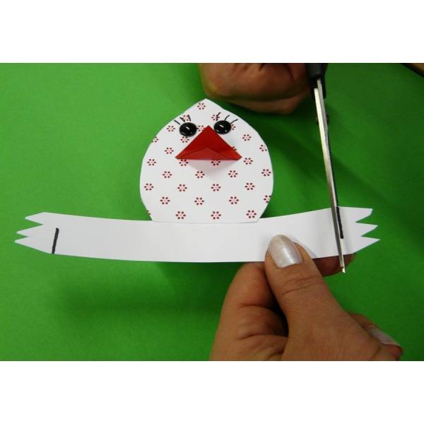 Ein Huhn aus Papier basteln | tolle Bastelidee mit Motivpapier