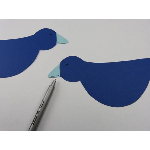 Kinder basteln | Eine schöne Bastelidee für Kinder. Einen netten Vogel ...